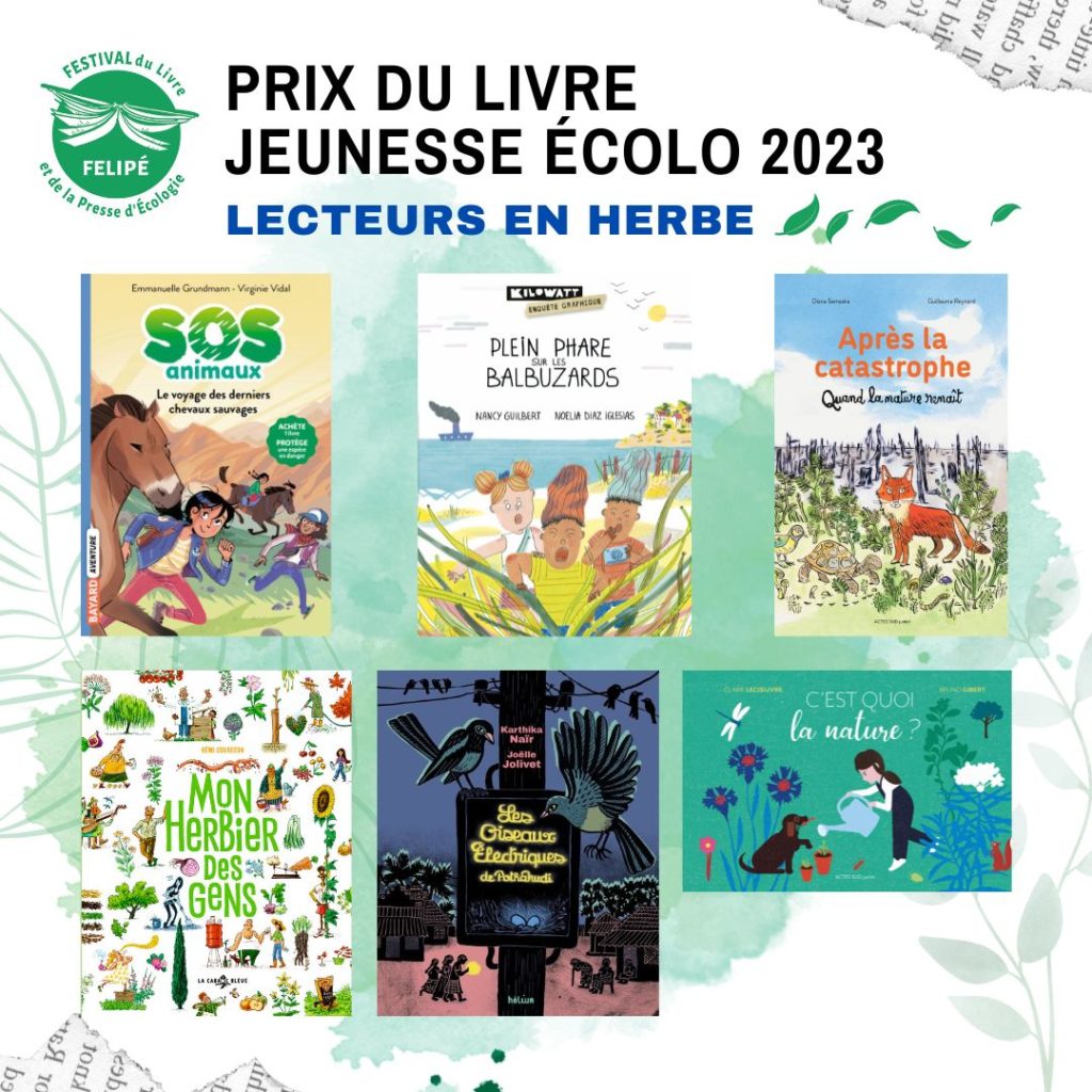 Prix du livre jeunesse écolo 2023 : sélection « Lecteurs en herbe ...